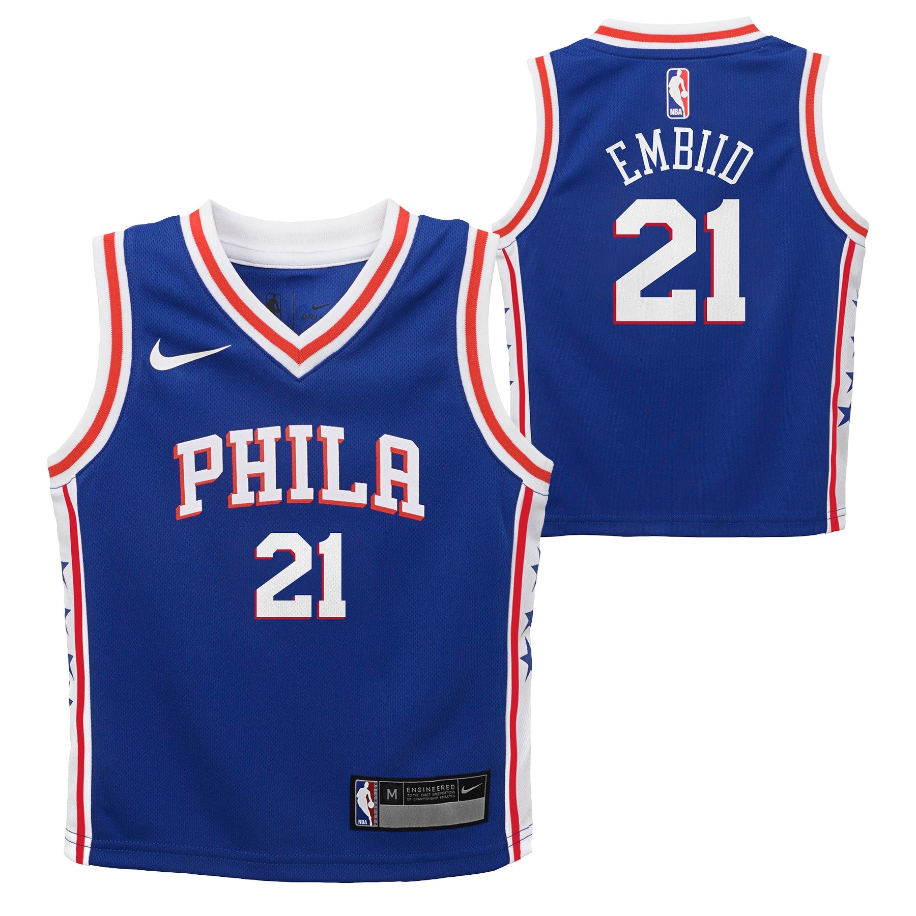Kids Philadelphia 76ers Joel Embiid Icon Replica Jersey – NBA Store ...